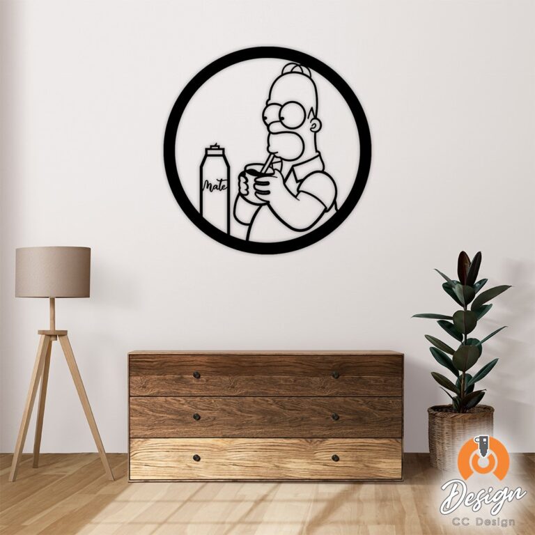 HOMERO TOMANDO MATE CIRCULAR – CC Design